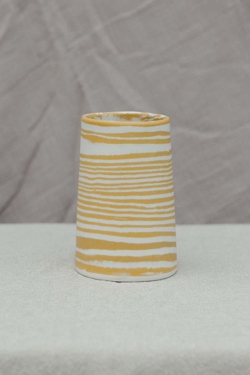 Nerikomi Vase Striped — Mystery Creek Ceramics